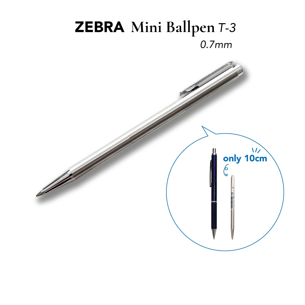 Bút bi ZEBRA nhỏ Jotter (Techo) T-3 Ballpen 0.7 mm sản xuất tại Nhật ...