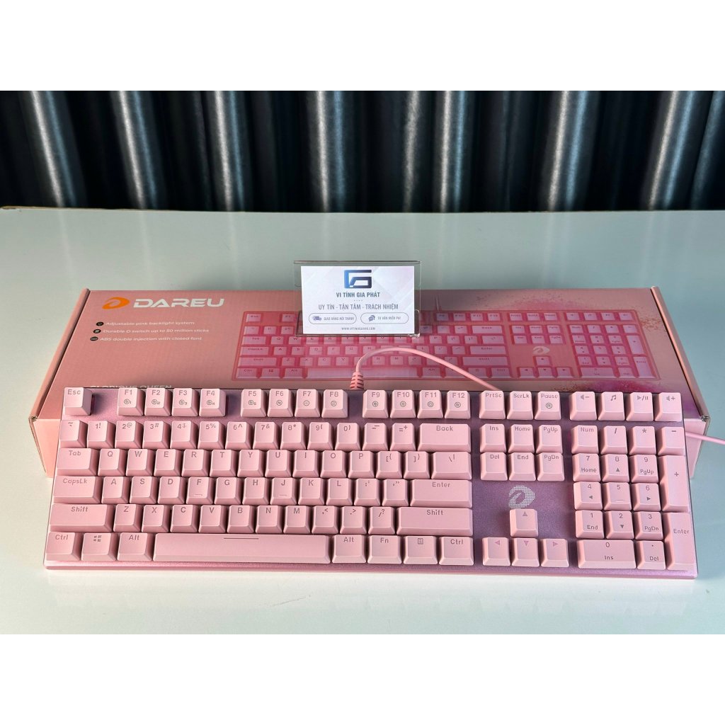 Bàn Phím Cơ DAREU EK810 PINK - Led Pink (USB/Blue switch) - Bàn Phím ...