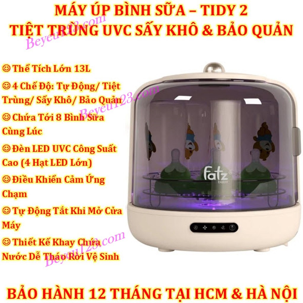 Máy úp bình sữa, tiệt trùng UVC, sấy khô Fatz Fatzbaby TYDY 1 - FB4268WM, TIDY 2 - FB4613ZH ...