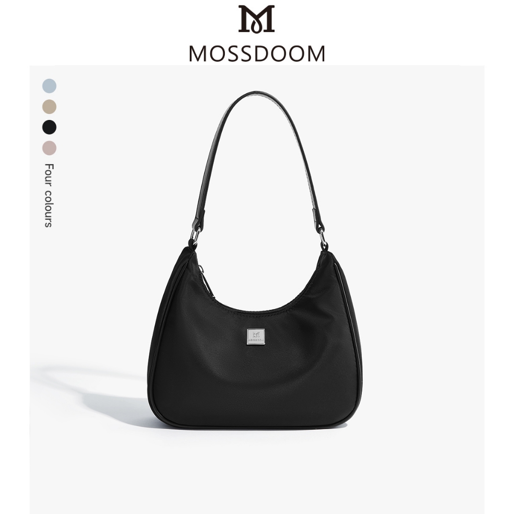 MOSSDOOM Túi Nách vải màu trơn đơn giản phổ biến | Shopee Việt Nam