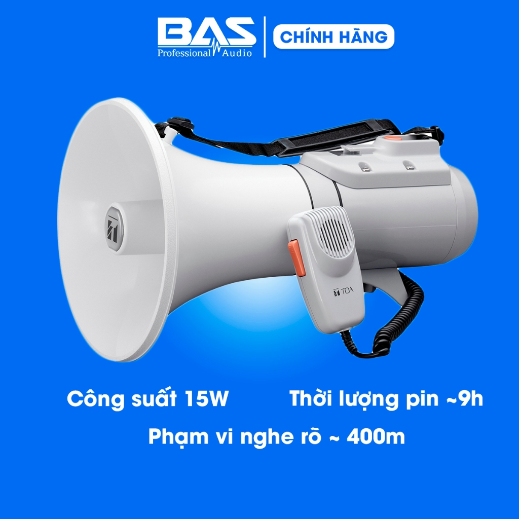Loa cầm tay, loa tuyên truyền, phóng thanh cầm tay 15W TOA ER-1215 - Hàng chính hãng | Shopee ...