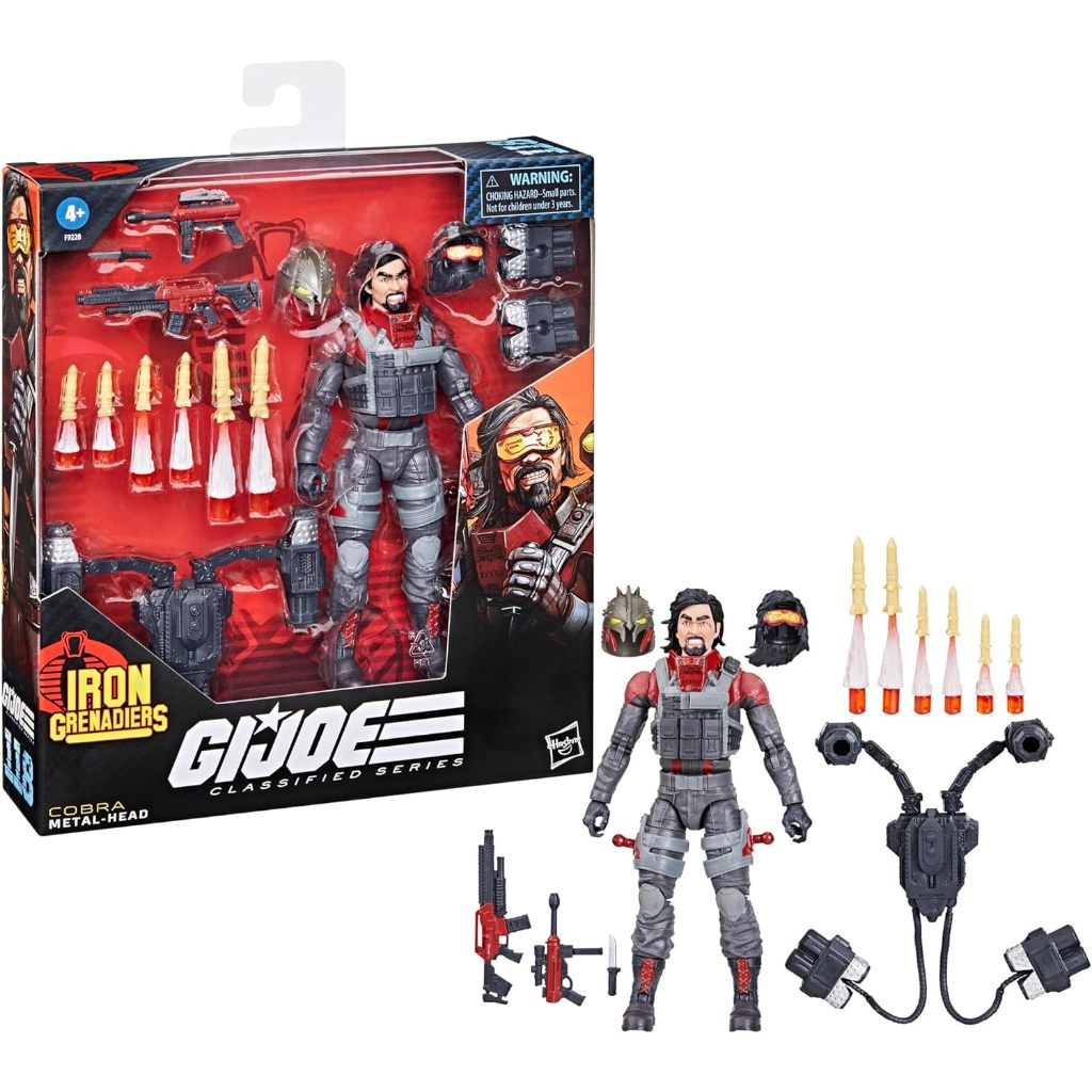 Mô hình G.I. Joe Classified Series #118, Iron Grenadier Metal-Head ...