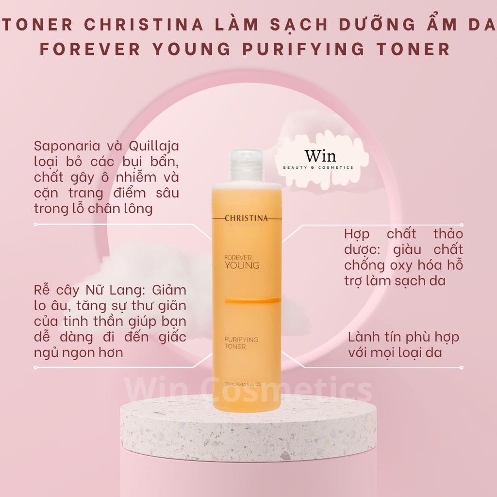 Toner Christina Forever Young - Sữa rửa mặt Christina Forever Young làm ...