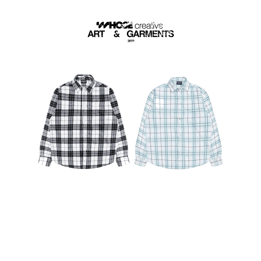 FLANNEL JACKET - Áo sơ mi khoác ngoài caro Whose Studio | Shopee Việt Nam