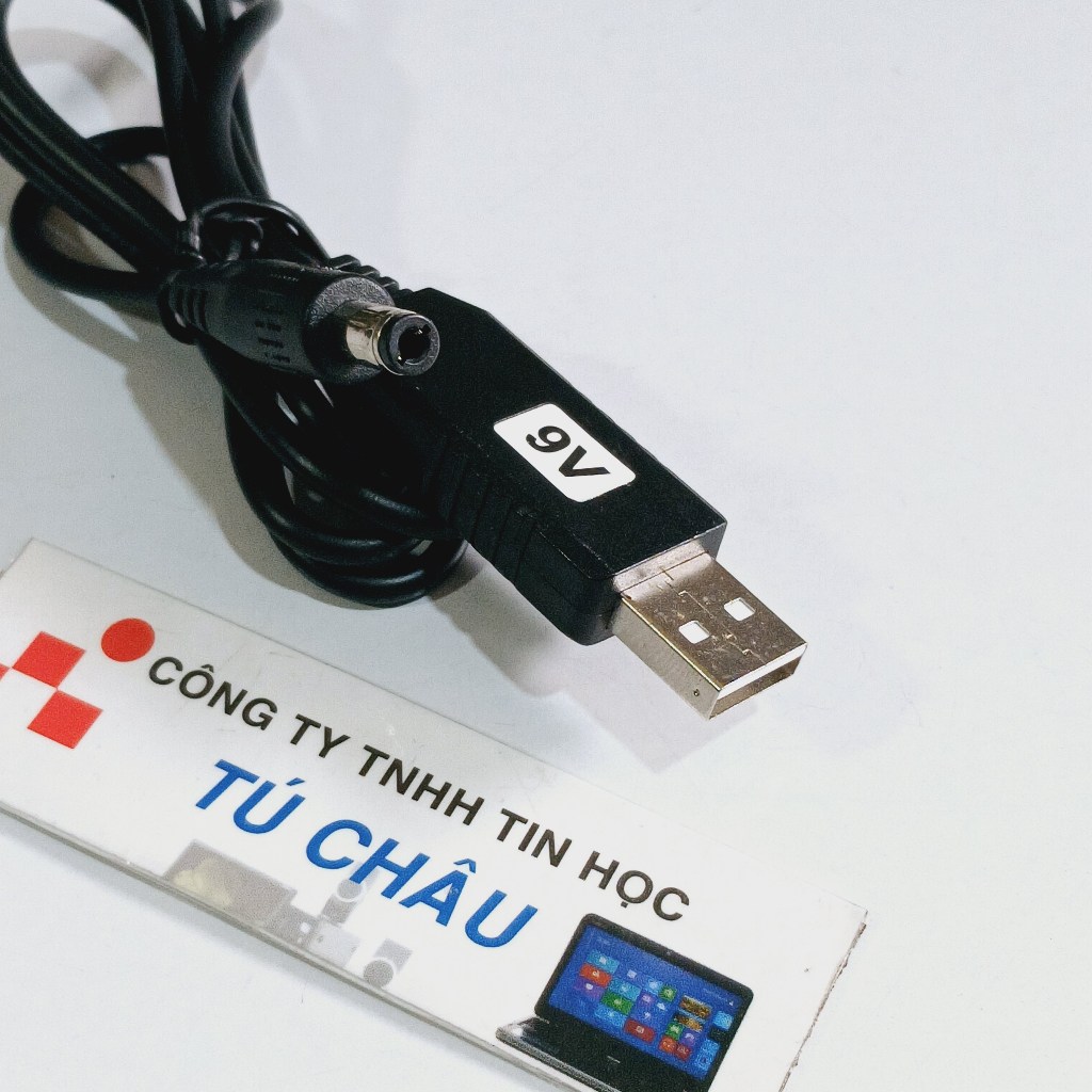 Cáp USB ra 9V DC / Dùng nguồn USB 5V ra 9V (Cáp dài 1m) - Cáp chuyển ra ...