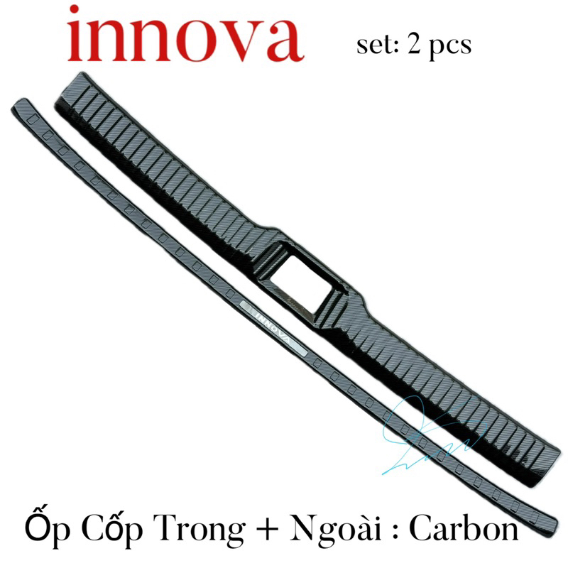 Chống trầy cốp trong ngoài xe innova Cross 2024 2025 Carbon Cao Cấp ...