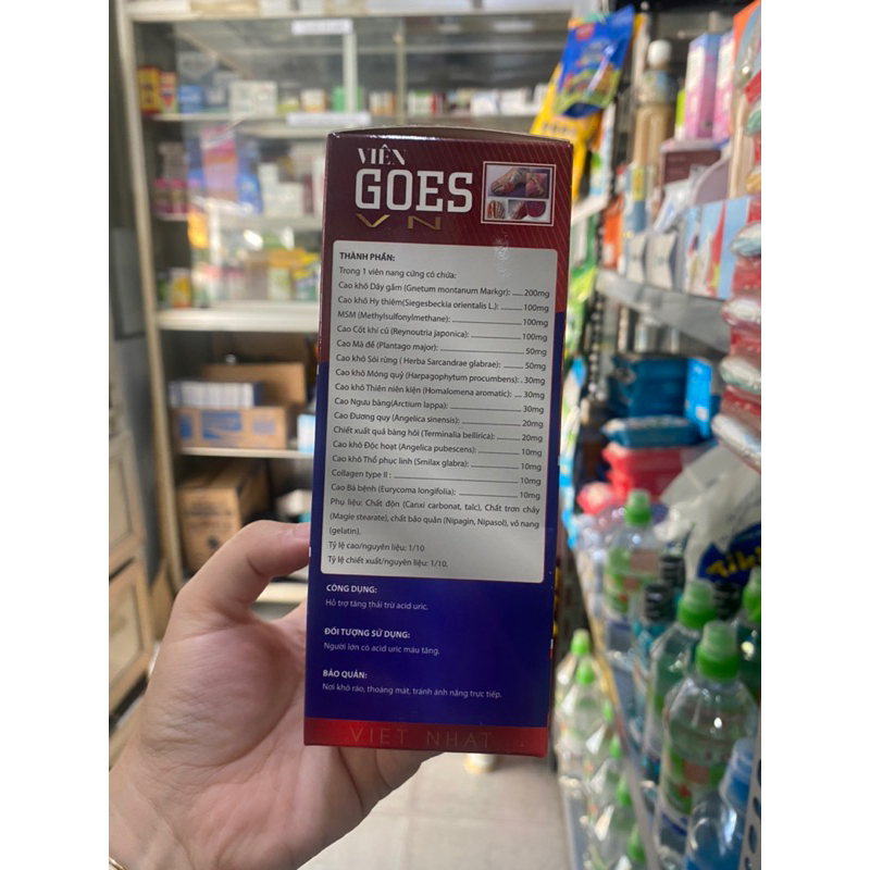 Viên GOES VN Hỗ Trợ Gout-Thải Trừ Acid Uric | Shopee Việt Nam