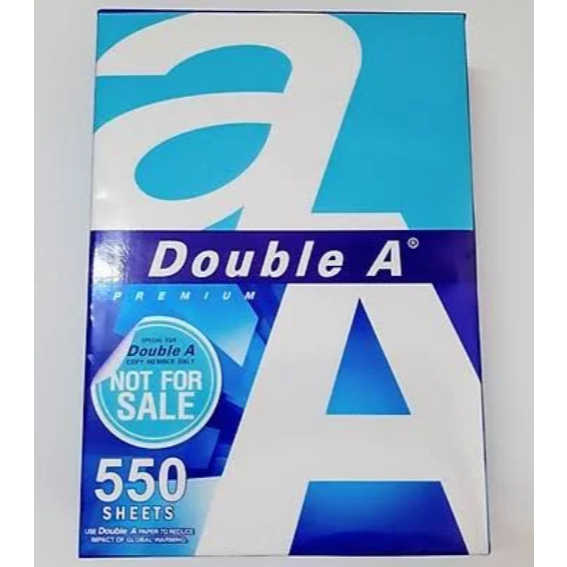 Giấy In Double A A4 Định Lượng 80 gsm 550 Tờ | Shopee Việt Nam