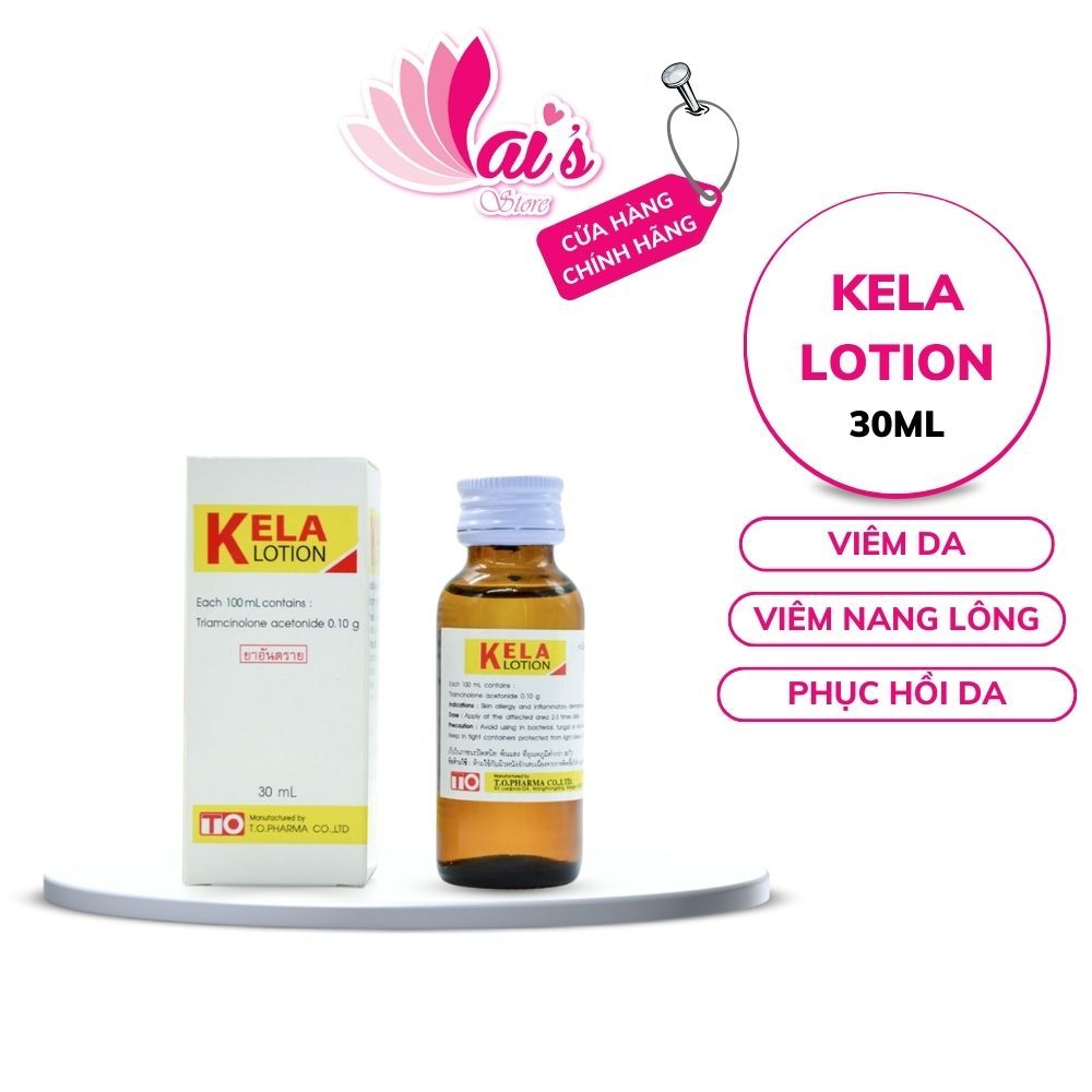 Kela Lotion Dành Cho Da Viêm Lỗ Chân Lông Thái Lan 30ml / 60ml Phục Hồi ...