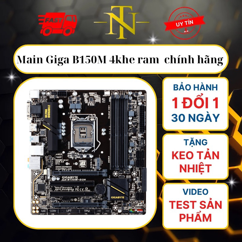 Main board B150 ,H270M B250M4 khe ram zin có M2 cho ae lắp máy | Shopee ...