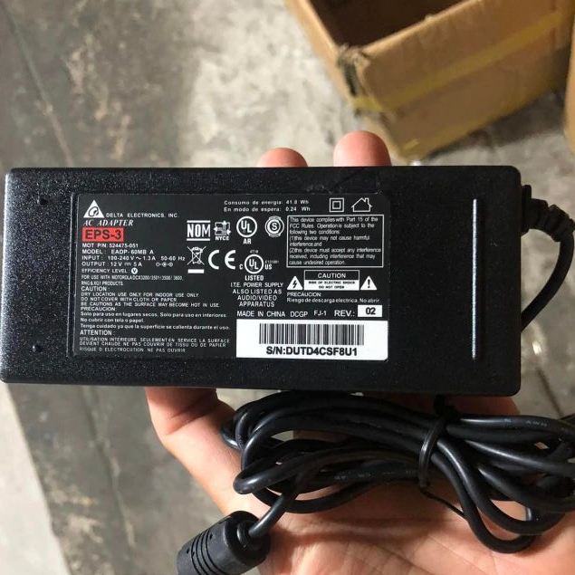 Nguồn Adapter 12v 4a, 5a, 5,5a hàng chất lượng chính hãng CWT, Linksys ...
