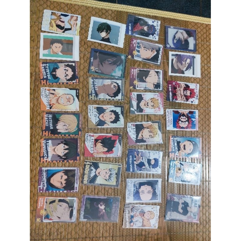 card nhân phẩm haikyuu,mha,blue lock,(đọc kĩ mô tả ) | Shopee Việt Nam