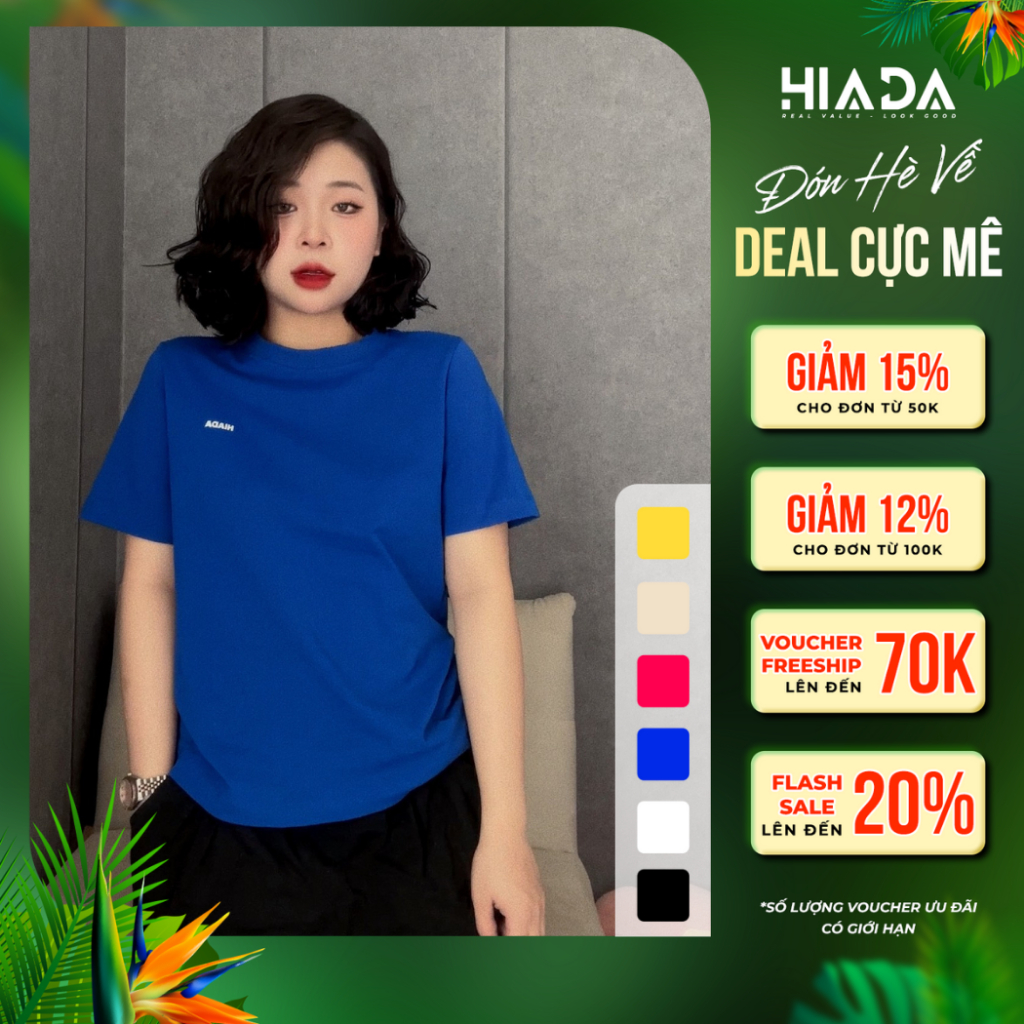 Áo Thun Nữ Babytee HIADA Cổ Tròn Vải Cotton Thoáng Mát [ HIADA 01 ...