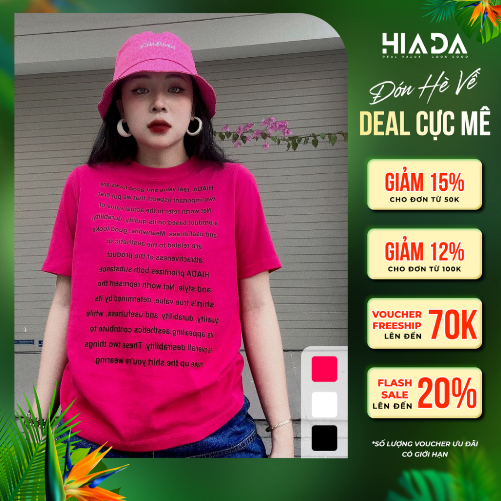 Áo Thun BabyTee HIADA In Chữ Phong Cách [ HIADA 03 ] | Shopee Việt Nam