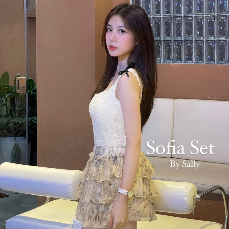 Set váy đầm ngắn ngắn xòe SALLY tiểu thư sang chảnh SOFIA SET | Shopee ...