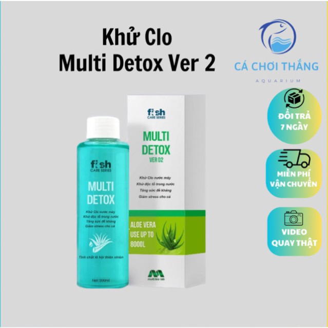 Multi Detox Ver2 (Bản mới nhất) - Khử Clo, khử độc tố trong nước và kim ...