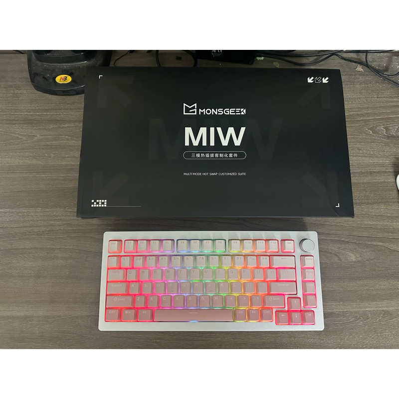 Bàn phím cơ không dây Monsgeek M1W Nhôm CNC Anode (3 mode mạch xuôi led ...