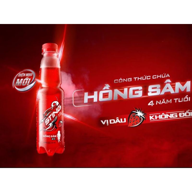 Nước tăng lực Sting hương dâu tây đỏ - 330ml | Shopee Việt Nam