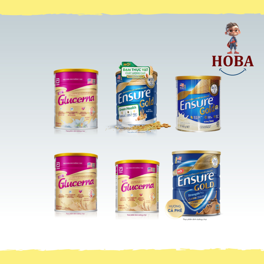 Sữa Ensure Gold, Glucerna, Prosure 850g, 400g và 380g | Shopee Việt Nam