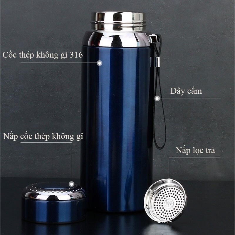 Bình Giữ Nhiệt Nóng - Lạnh cao cấp - inox 316 loại 1000ml và loại 800ml nắp kim cương | Shopee ...