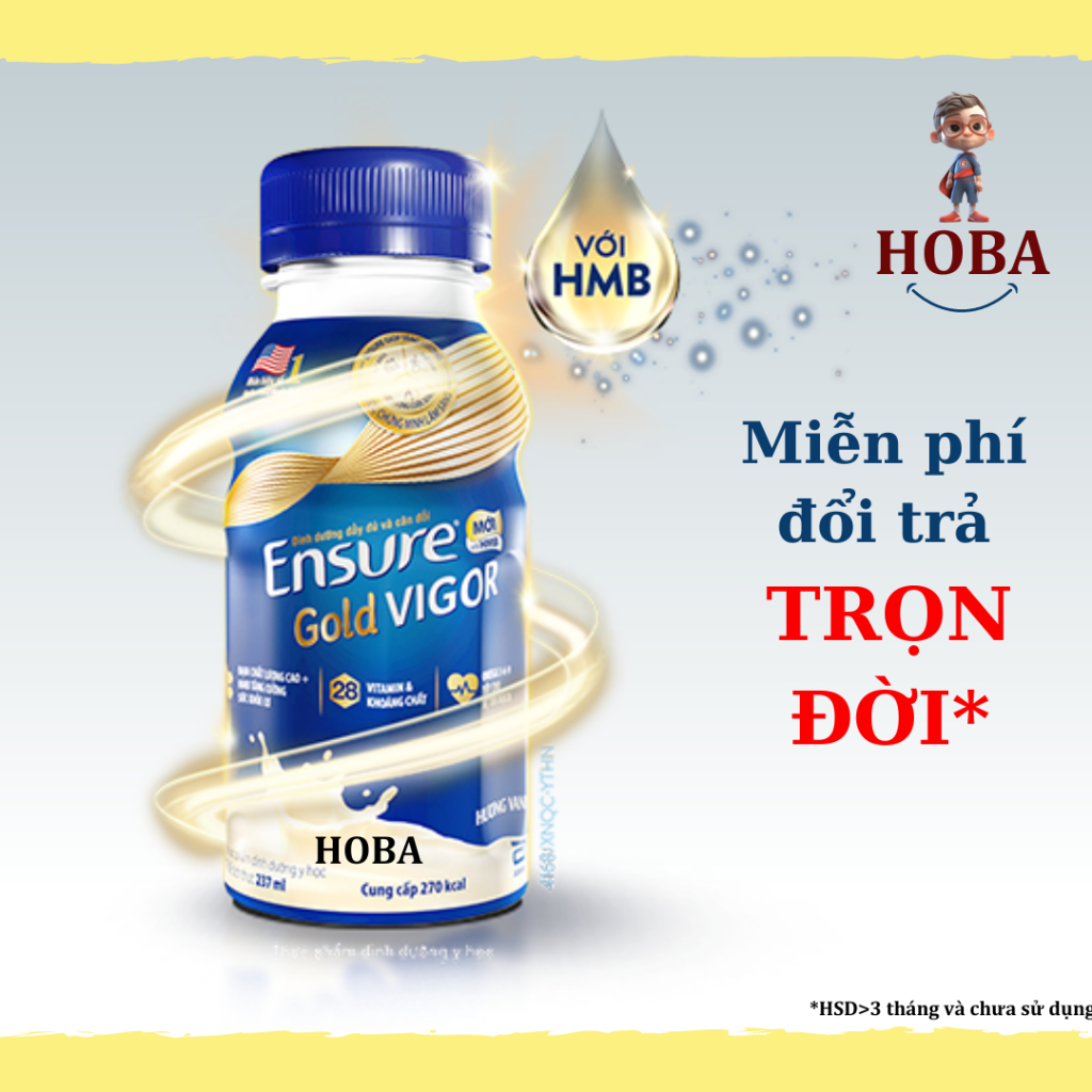 Ensure gold nước Vigor, Oringinal HMB 237ml - Hàng chính hãng - Date mới | Shopee Việt Nam
