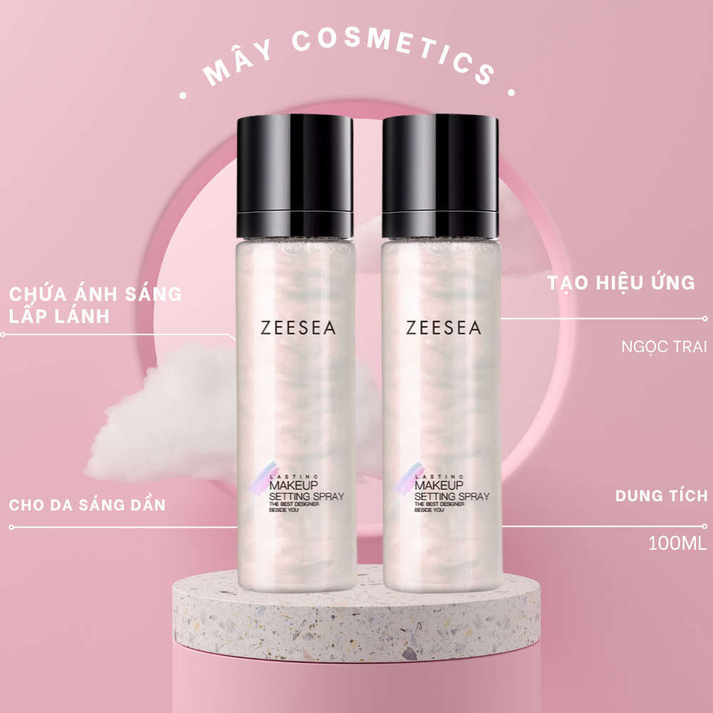 Xịt Khoá Nền Trang Điểm Zeesea - xịt khóa makeup giữ lớp nền lâu trôi chai 100ml | Shopee Việt Nam