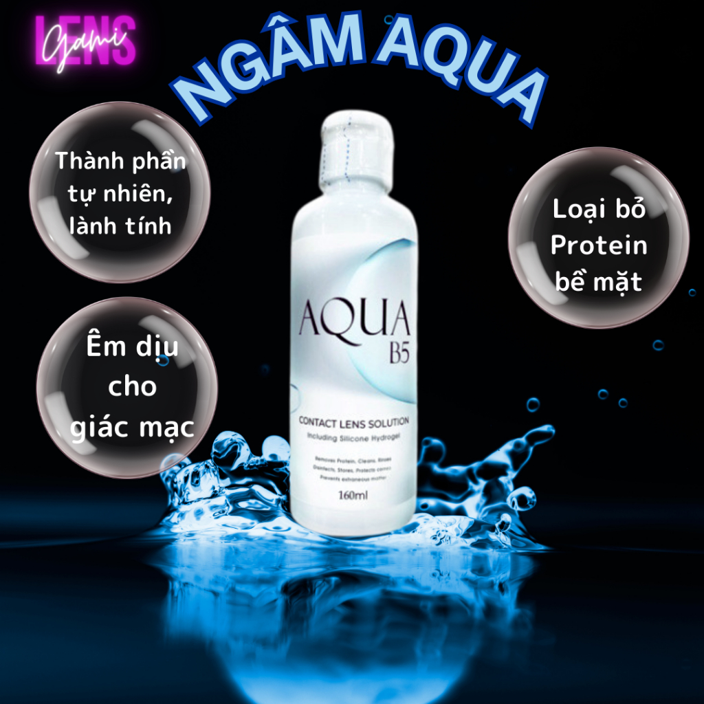 Nước Ngâm Lens 160ml + Nhỏ Mắt Lens 15ml Zmedi, Aqua B5 gamilens | Shopee Việt Nam