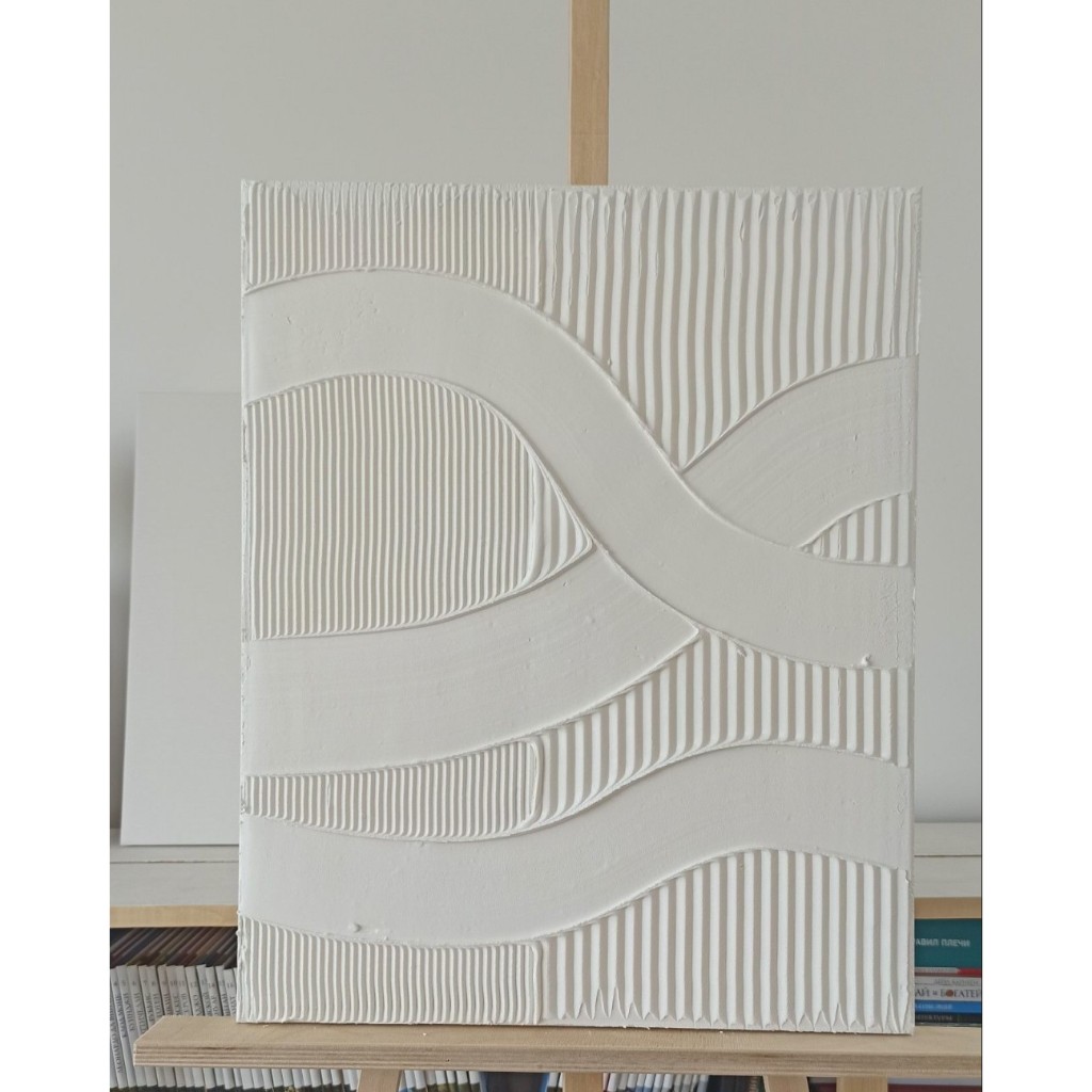 Tranh DIY Từ Bột Đắp Nổi Thạch Cao 3D Texture Art Thủ Công Phong Cách ...