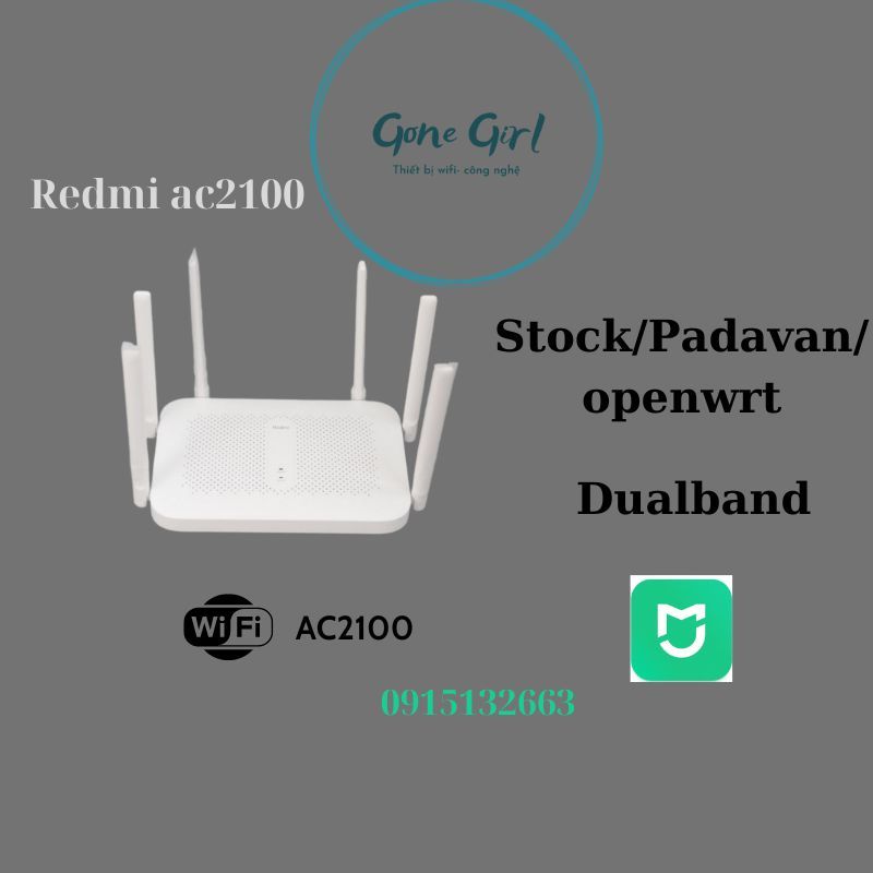 Xiaomi redmi ac2100 hàng đã qua sử dụng, bộ phát wifi 6 râu | Shopee ...