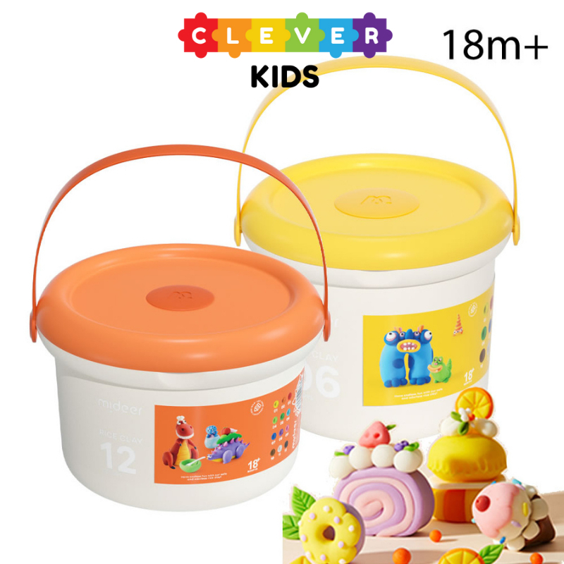 Đất Nặn An Toàn Không Dính Tay, Đất Sét Cao Cấp Cho Bé Mideer Rice ...