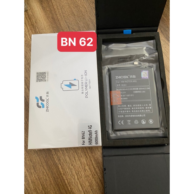 Pin Xiaomi BN62 / Poco M3 / Redmi Note 9 - 4G / Redmi 9T / 5900 - 6000 ...