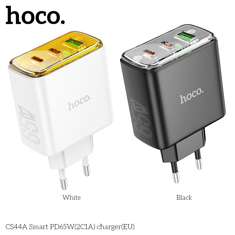 Củ sạc siêu nhanh 65W Hoco CS44A 1USB/2C PD65W + QC3.0 | Shopee Việt Nam