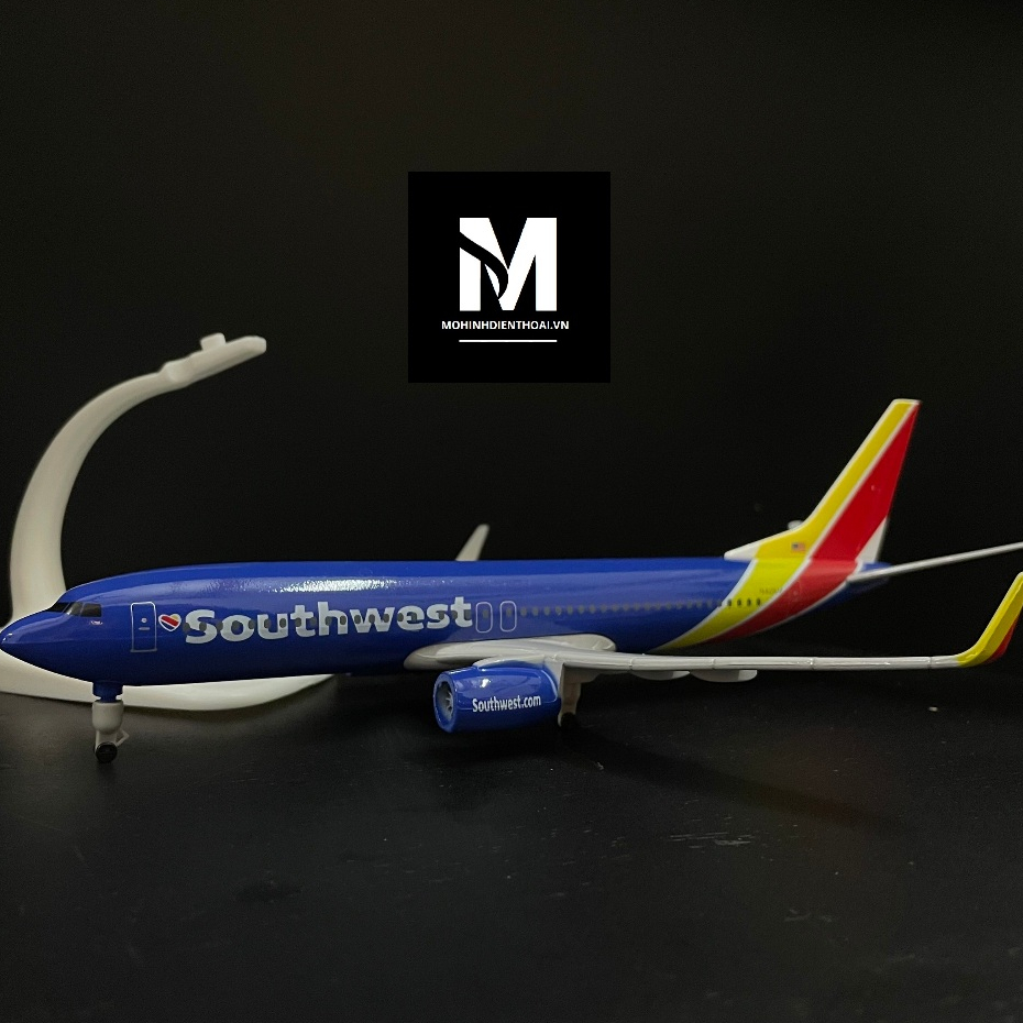 MÔ HÌNH MÁY BAY BOEING B737 SOUTHWEST TỈ LỆ 1:400 (20CM) KIM LOẠI CAO ...