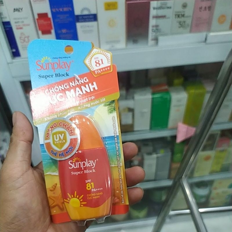 Sữa chống nắng Sunplay cực mạnh Sunplay Super Block SPF 81, PA++++ 30g ...