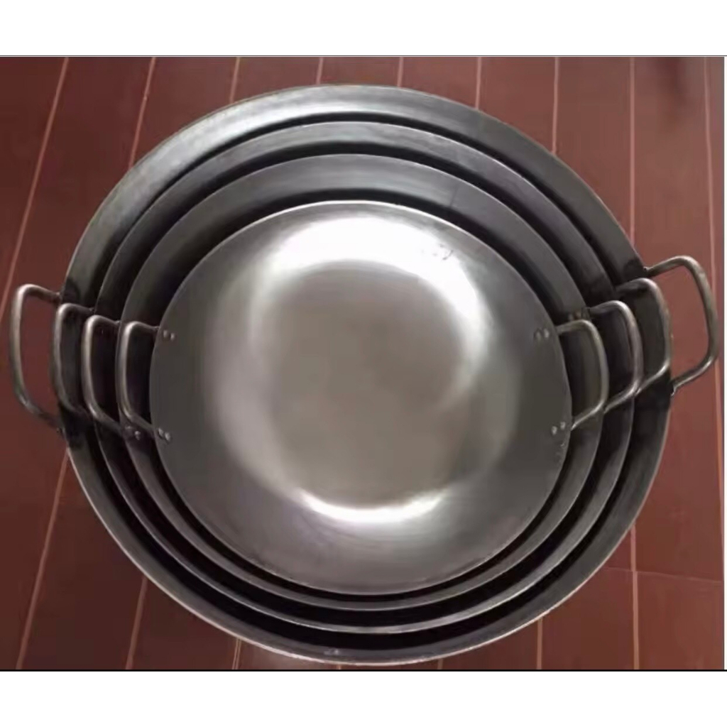 Chảo thép carbon chống dính hai quai 50cm, 53cm, 58cm (Chảo Chưa Toi) | Shopee Việt Nam