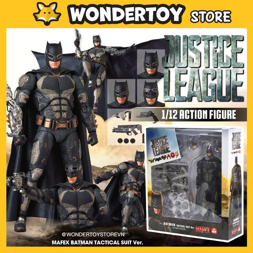 Mô hình Mafex 064 Batman Tactical Suit Người Dơi DC Justice League 1/12 ...