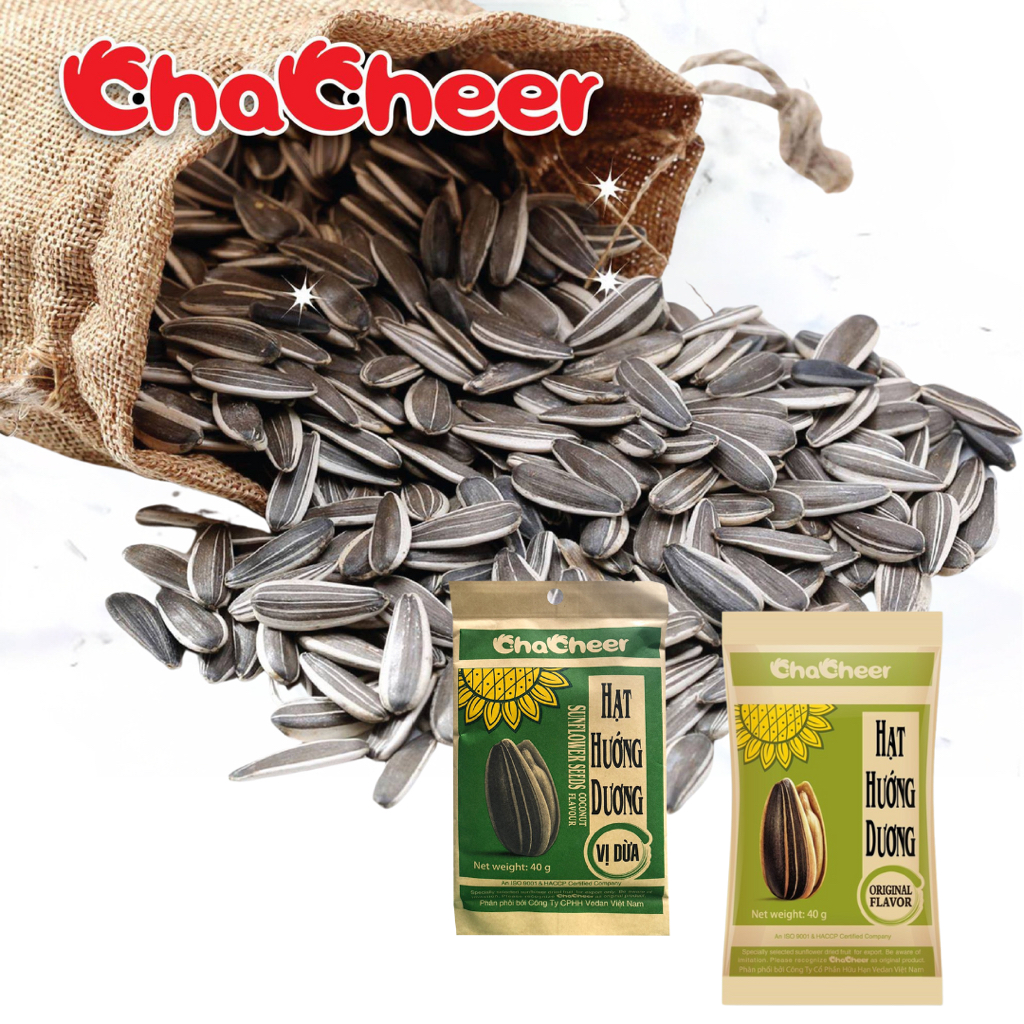 Combo 20 Gói Hạt Hướng Dương CHACHEER Nhập Khẩu 40g | Shopee Việt Nam