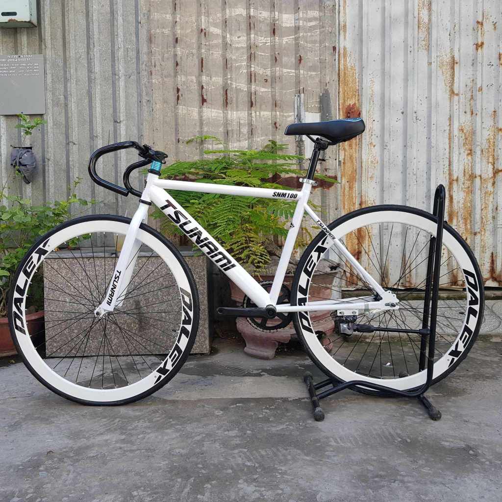 Xe Đạp Thể Thao Fixed Gear Và Single Speed Màu Trắng - 2 Vành 4 Phân ...