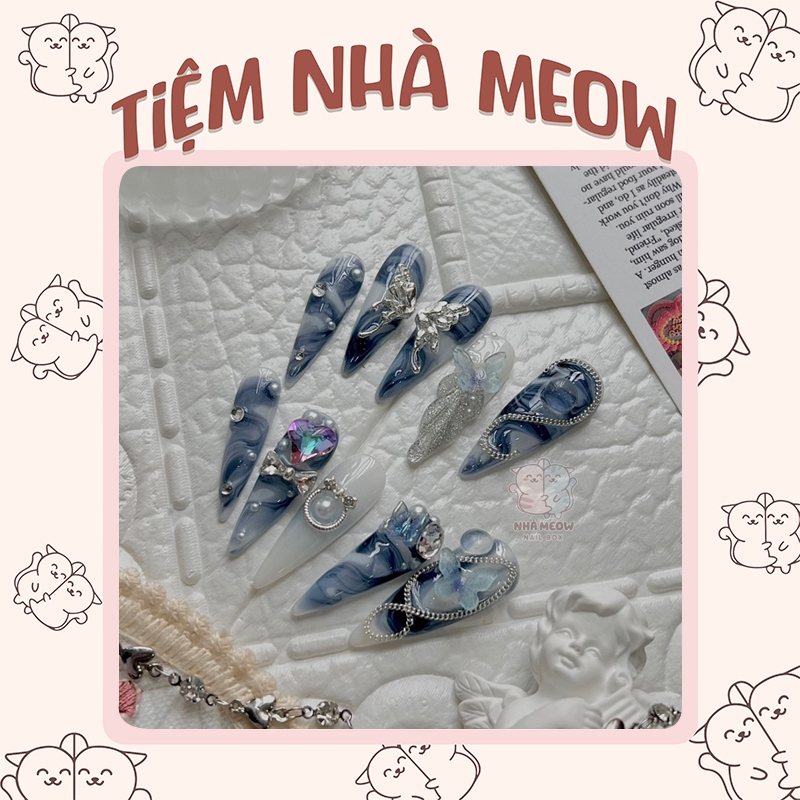 Nail box thiết kế - Tiệm Nhà Meow Loang Cánh Đá [Nhiều màu] - T318 ...