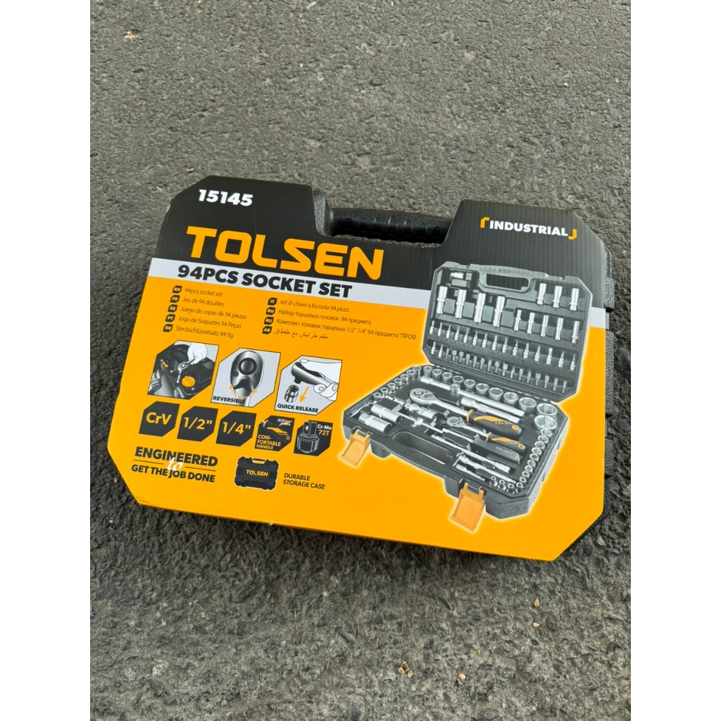 (Xã Kho) Bộ Đồ Nghề Dụng Cụ 94 Chi Tiết TOLSEN 15145 Bộ Dụng Cụ Mở ...