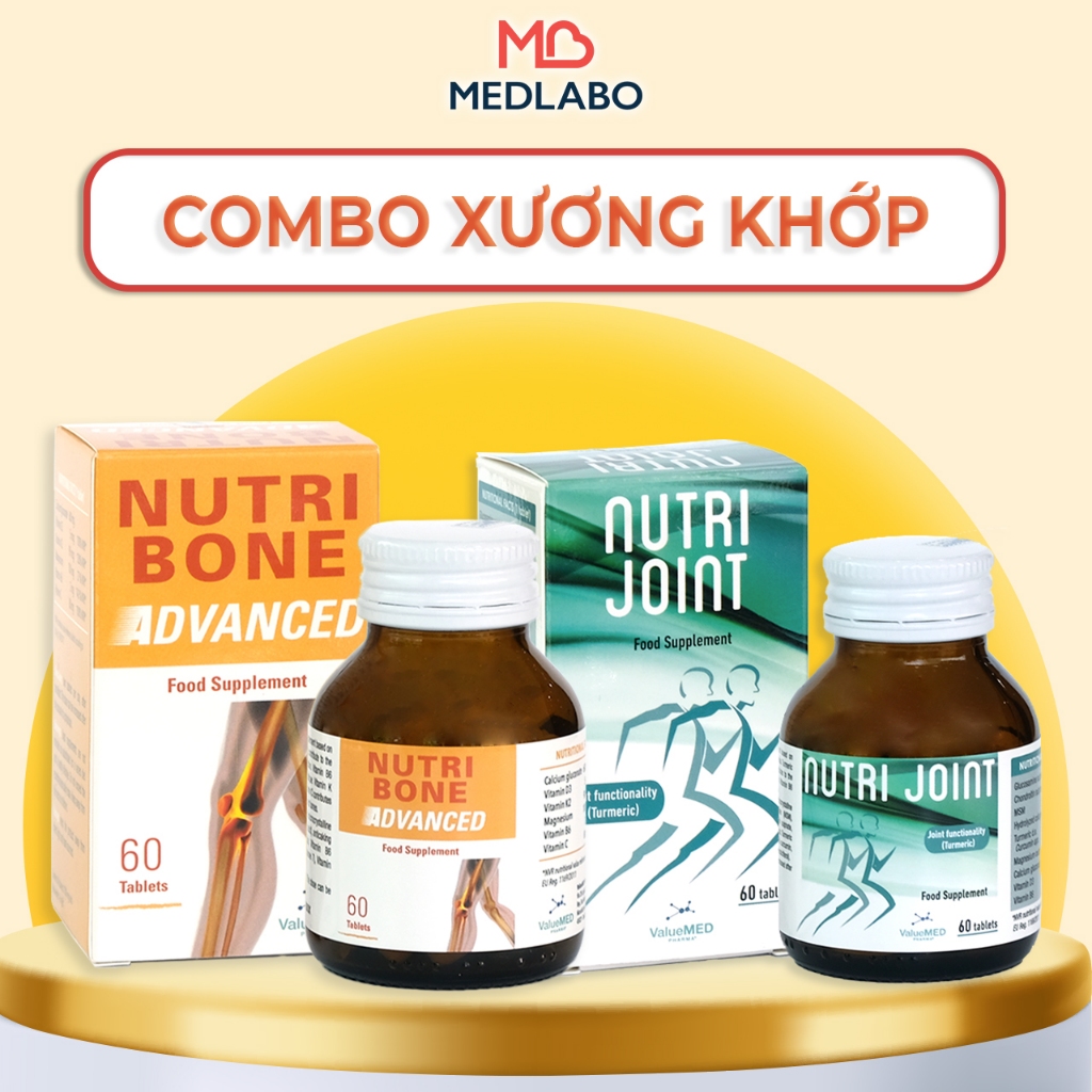 Combo xương khớp dành cho người cao tuổi NutriBone + NutriJoint ...