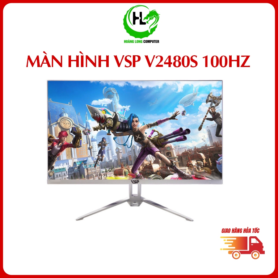 Màn Hình VSP 24 Inch V2408S Trắng/White 100Hz 5Ms Màn Phẳng 24inch 5MS IPS/ VSP/100hz | Shopee ...