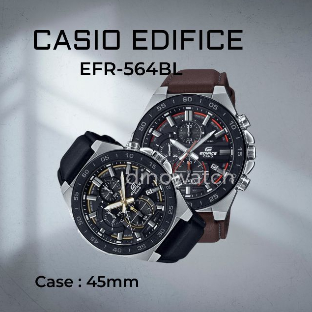 ĐỒNG HỒ NAM CASIO EFR 564-BL DÂY DA MÀU NÂU/ĐEN | Shopee Việt Nam