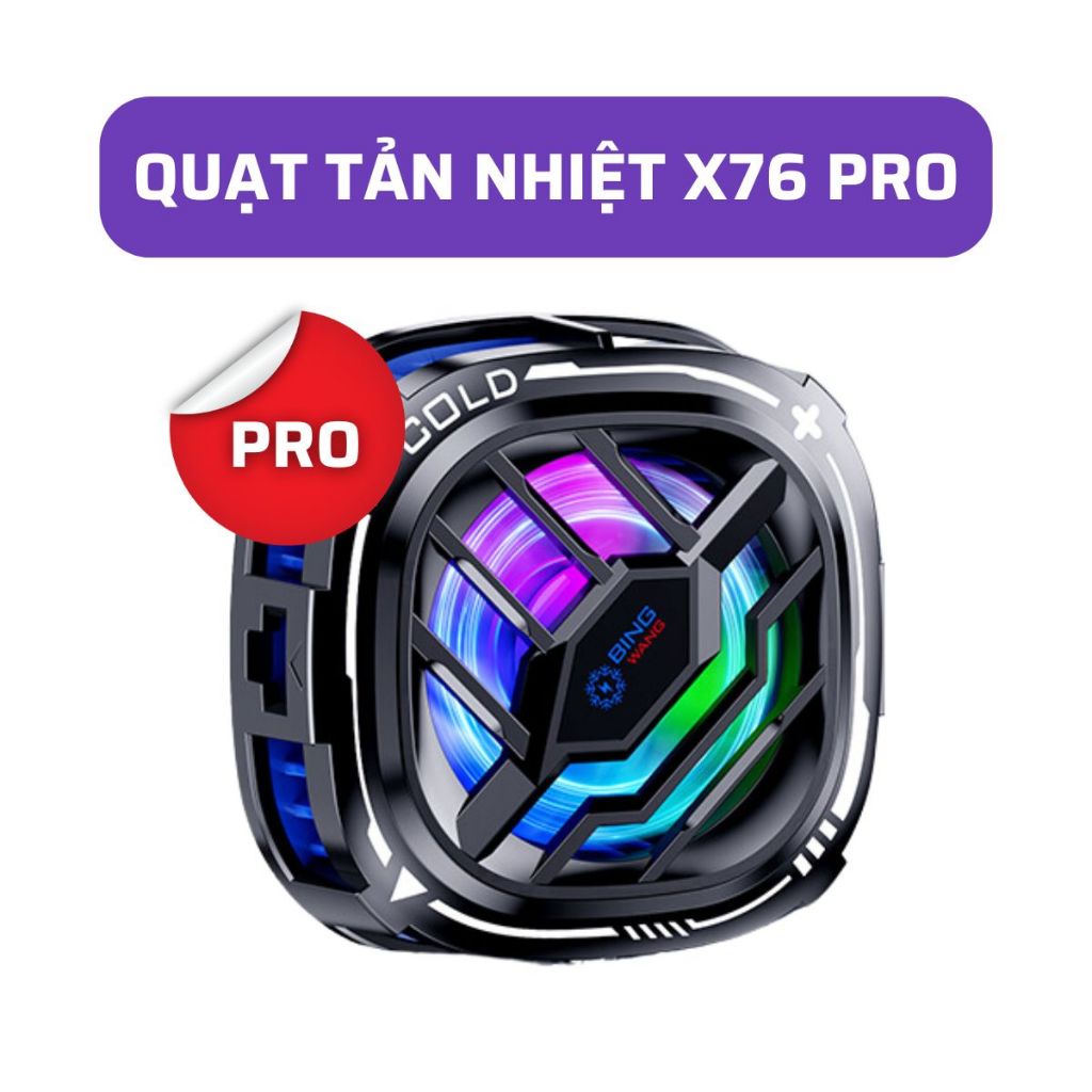 Quạt tản nhiệt điện thoại X76 X76A sò lạnh từ tính (tặng kèm ngàm kẹp ...