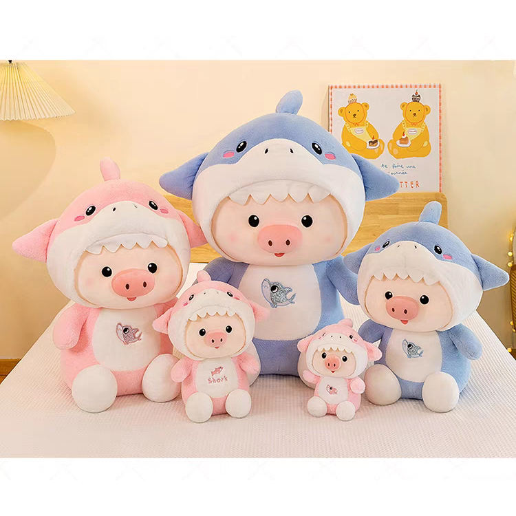 HEO BÔNG NGỒI COSPLAY CÁ MẬP BABY SHARK | Shopee Việt Nam