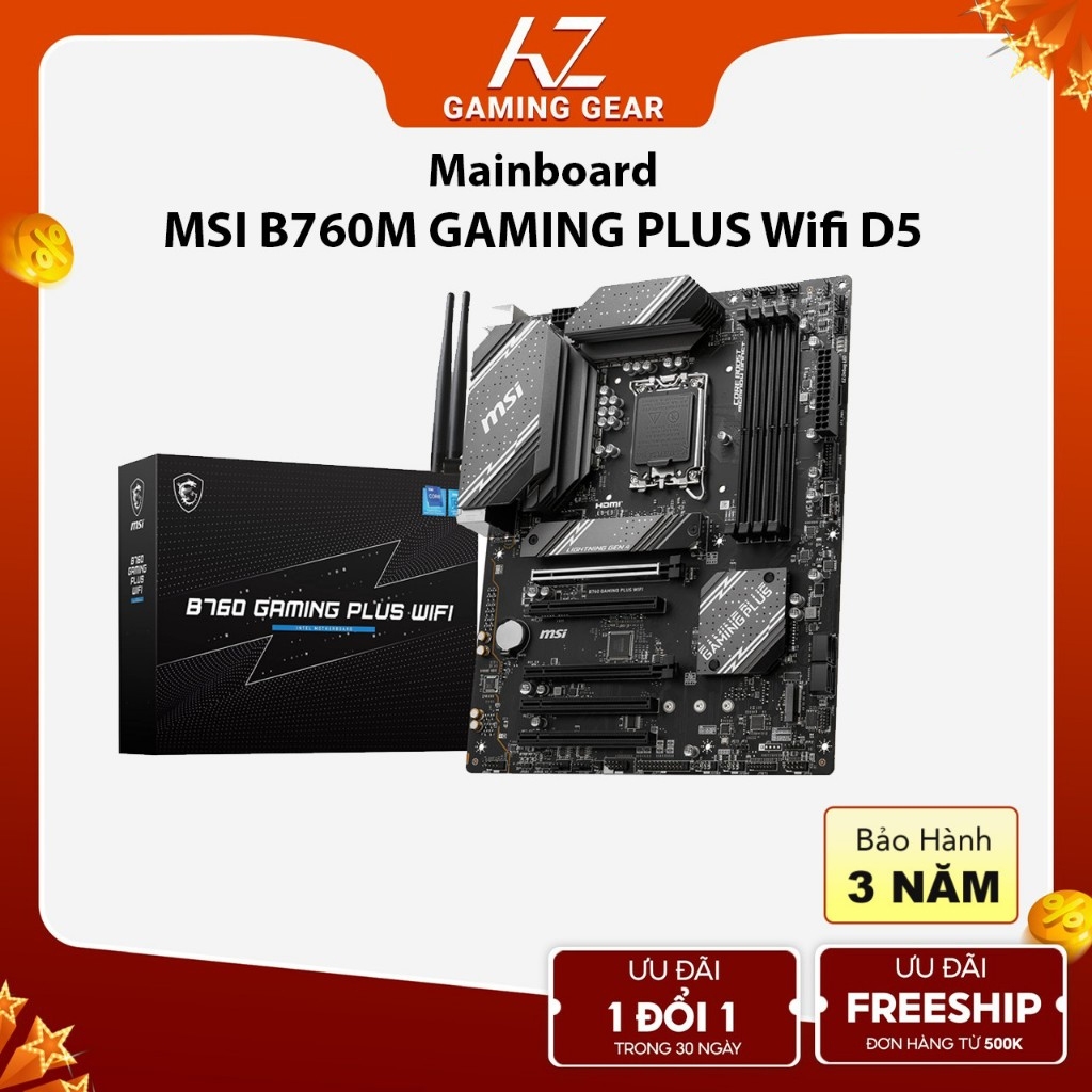Mainboard MSI B760 GAMING PLUS WIFI D5 | Shopee Việt Nam