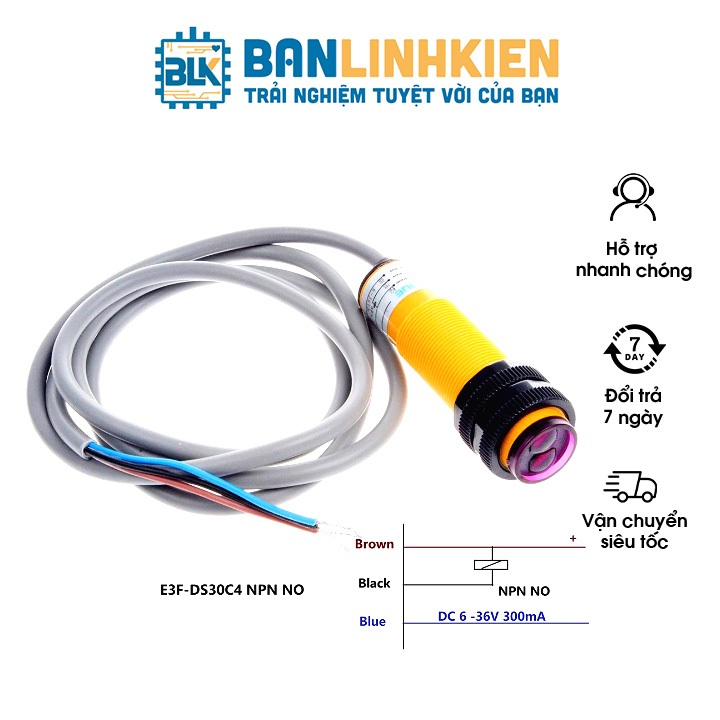 Cảm Biến Khoảng Cách E3F-DS30C4 30CM Cảm Biến Rửa tay | Shopee Việt Nam