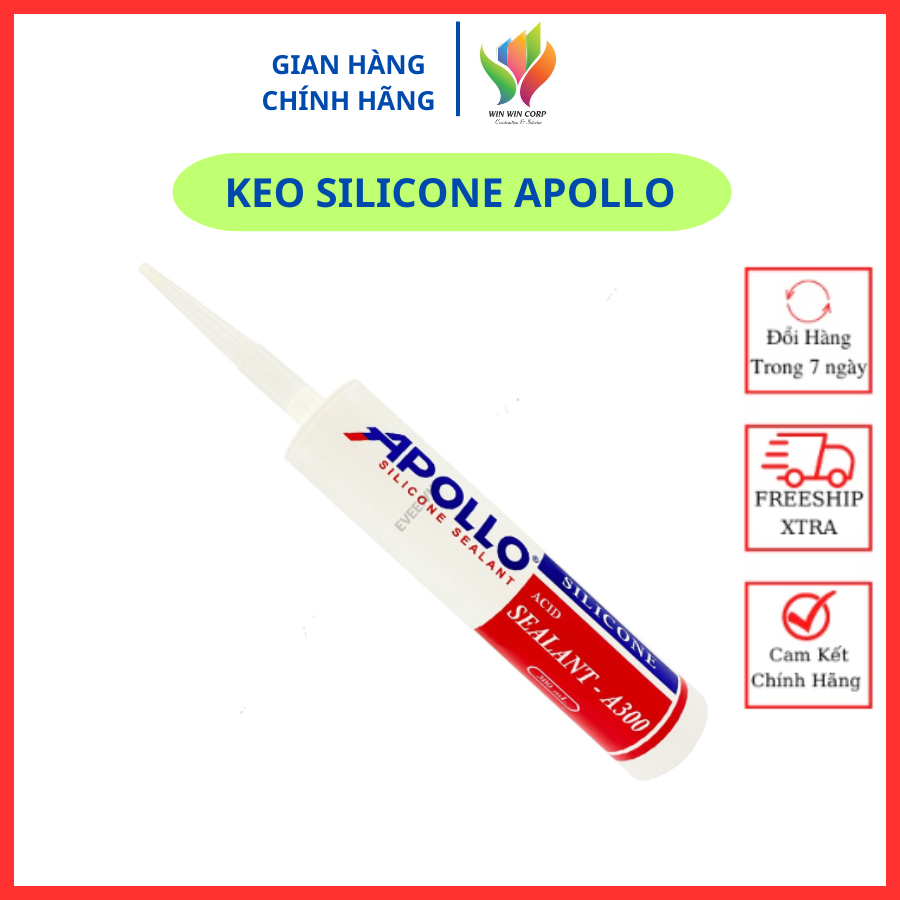 [Chính hãng] Keo Silicone Apollo A300 - Keo silicon Apolo siêu bền ...