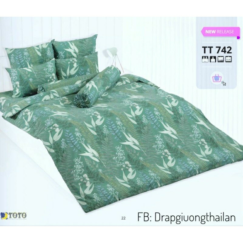 Mẫu HOT nhất vừa mới ra mắt - Drap giường TOTO BED chính hãng Thái Lan | Shopee Việt Nam