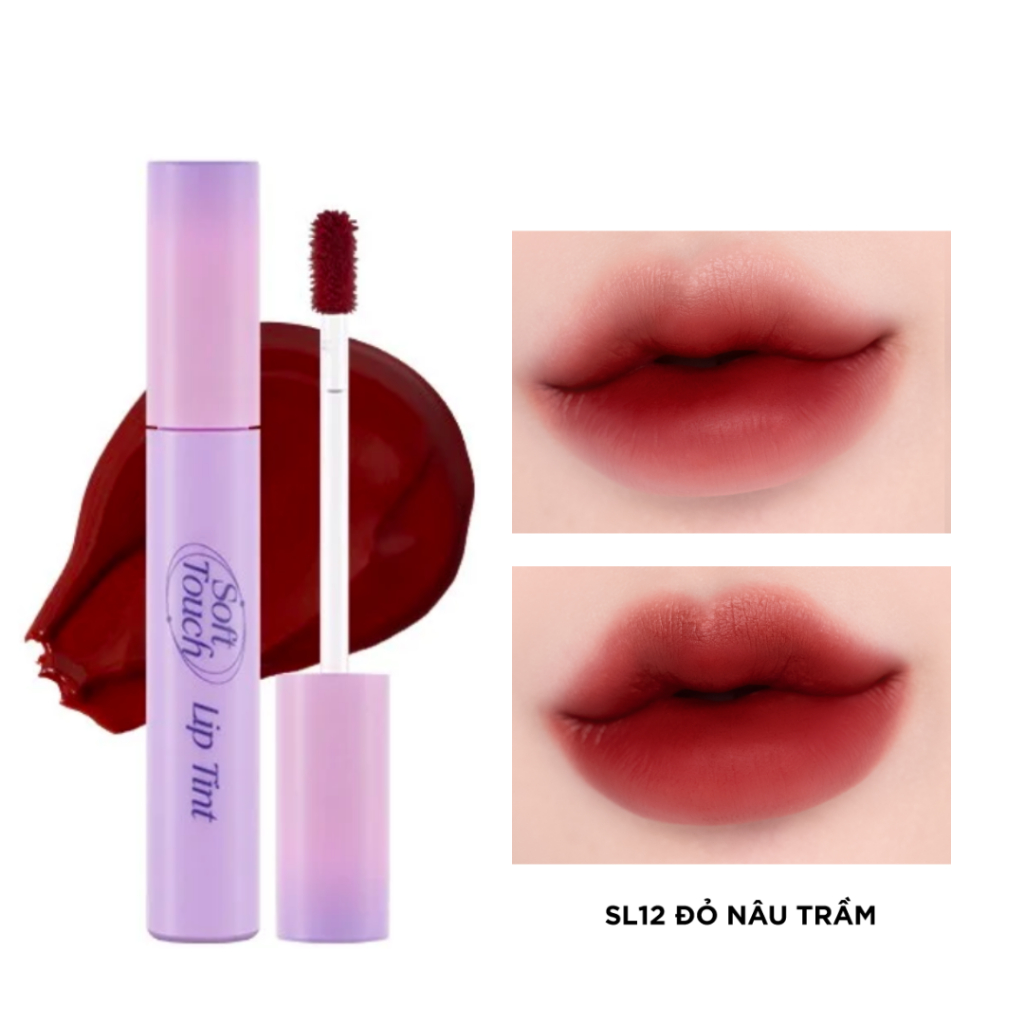 Son Merzy SL12 Đỏ Nâu Trầm ( AFTER CHILL), Son Kem Siêu Lì, Siêu Mịn Môi Merzy Soft Touch Lip ...
